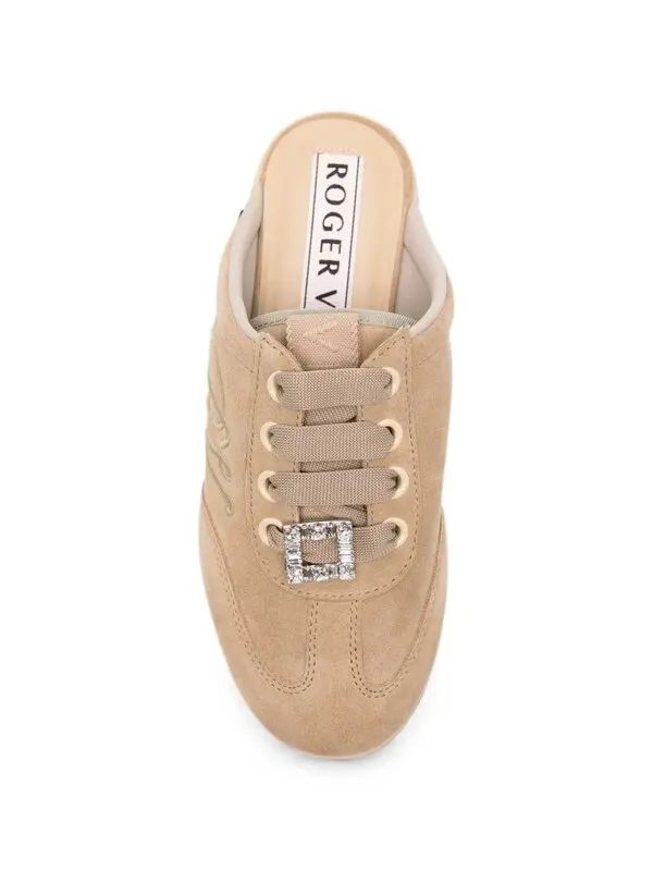 ROGER VIVIER Viv Low Strass Sneakers