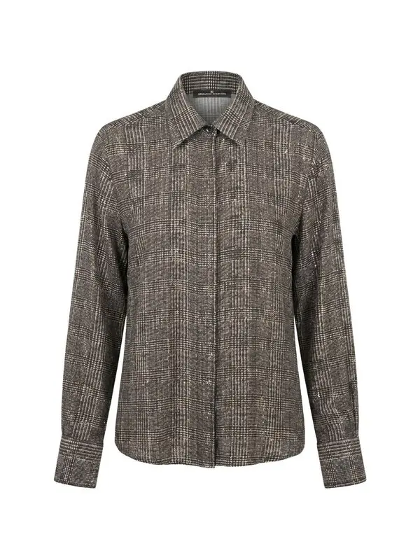 Ermanno Scervino Sequined Shirt - Grey
