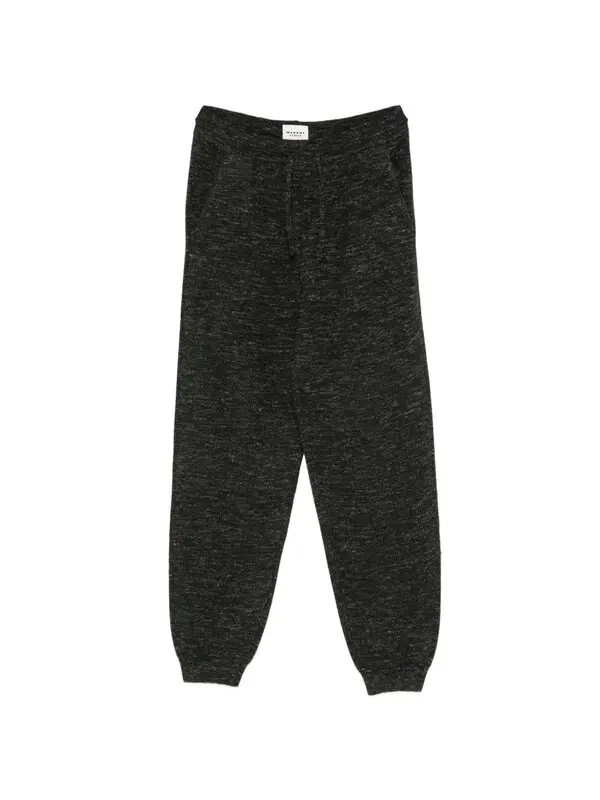 MARANT ETOILE Kira Cotton Sweatpants - Black