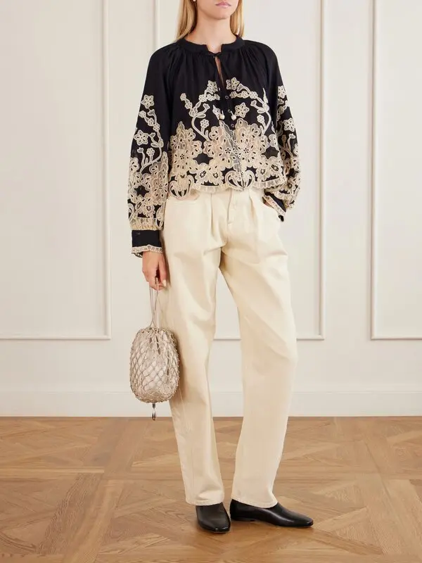 Sea Gracelyn Broderie Anglaise Blouse
