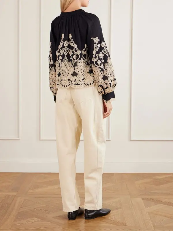Sea Gracelyn Broderie Anglaise Blouse