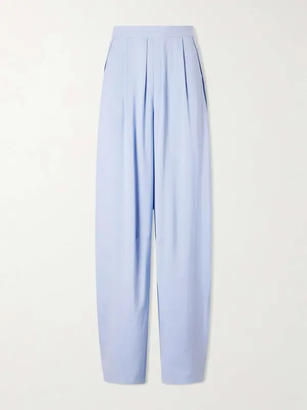 JAMIE HALLER Arc Silk Tapered Pants