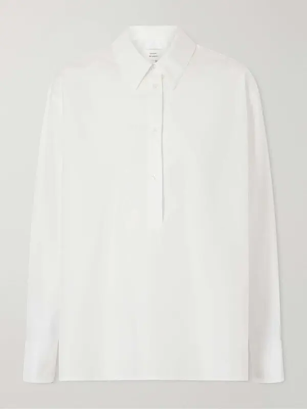 Loulou De Saison Colin Cotton-poplin Shirt