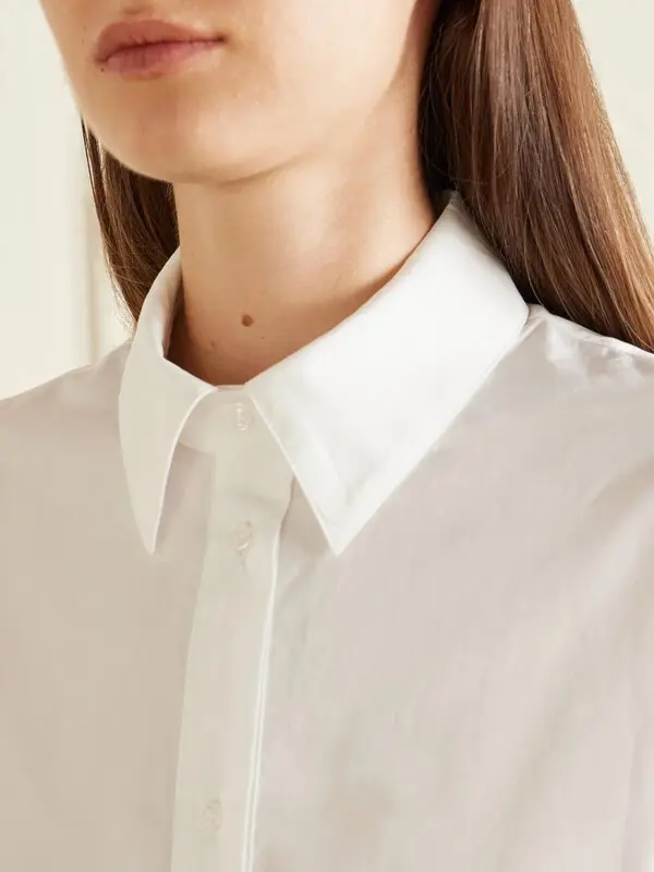 Loulou De Saison Colin Cotton Poplin Oversized Shirt