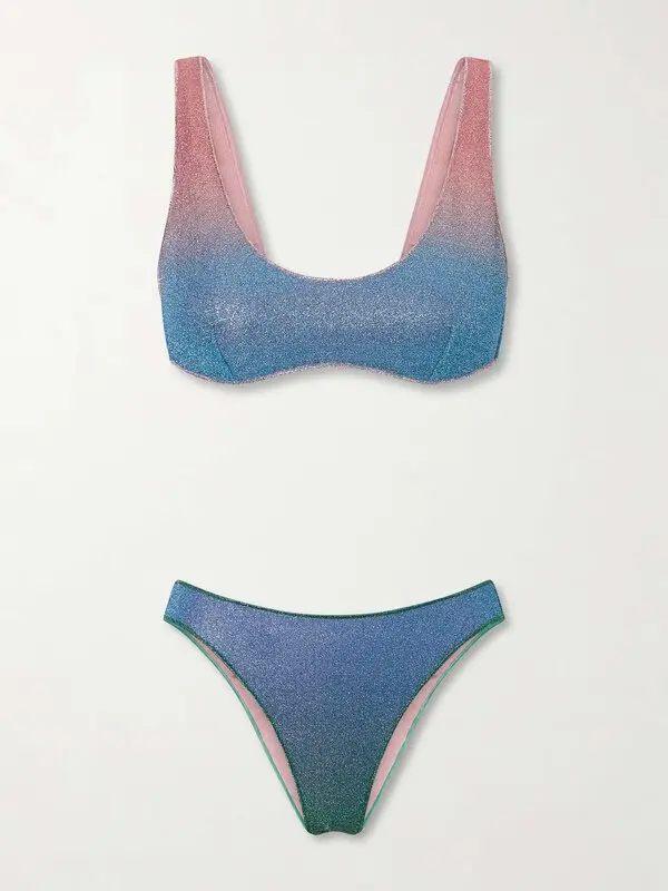 Oseree Lumière Metallic Lurex Bikini