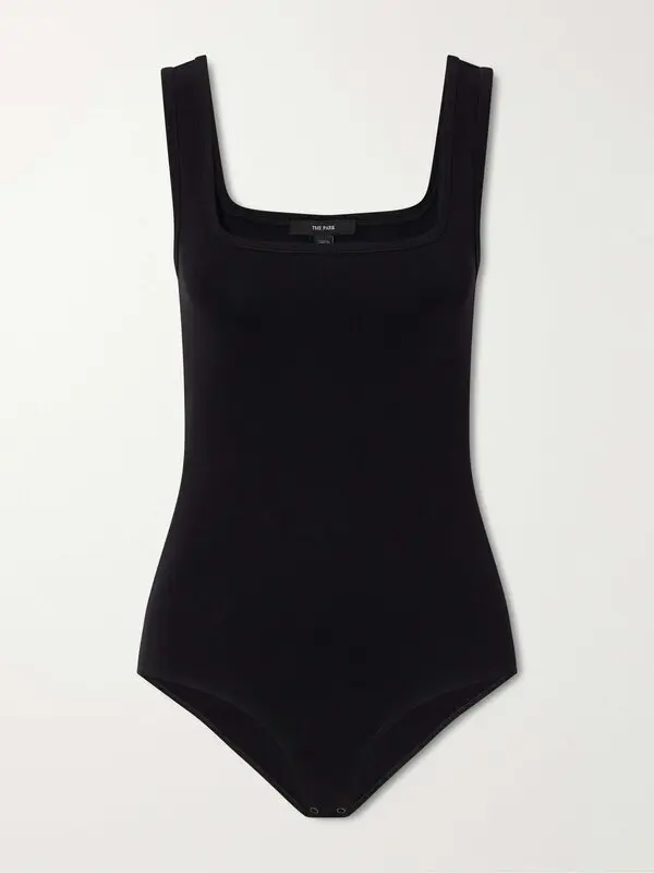 THE PARK Shan Stretch-jersey Bodysuit - Black