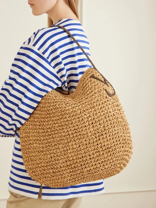 JW Anderson Raffia Tote - Brown