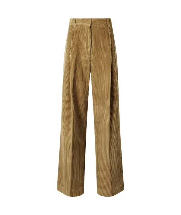RÓHE Cotton-corduroy Wide-leg Pants - Neutrals