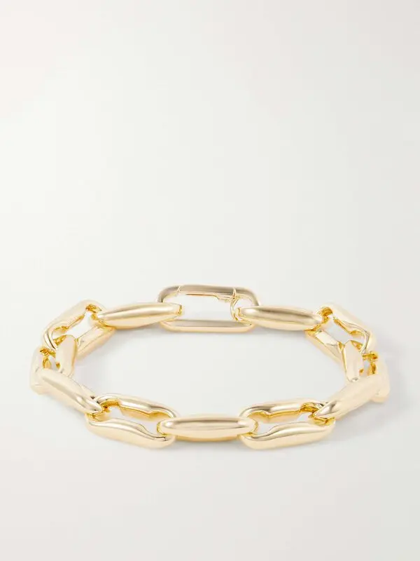 MARTHA CALVO Bleecker 14-karat -plated Bracelet - Gold