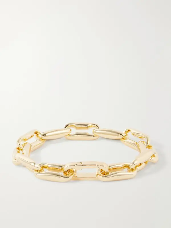 MARTHA CALVO 14kt -plated Brass Bleecker Link Bracelet
