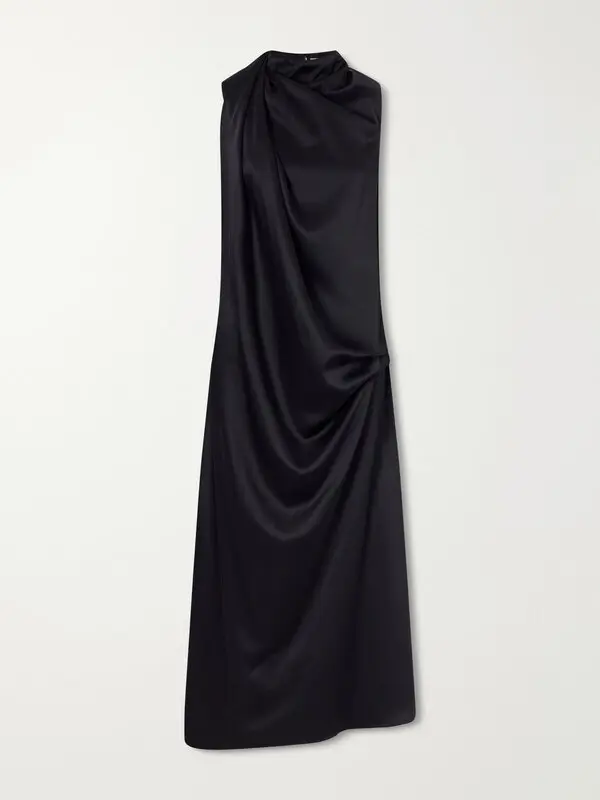 HEIRLOME Kate Silk-satin Maxi Dress