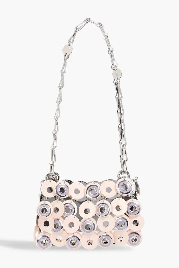 Rabanne Sparkle Discs Chainmail Shoulder Bag