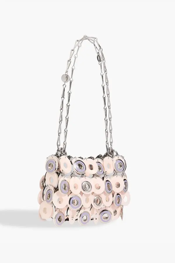 Rabanne Sparkle Discs Chainmail Shoulder Bag