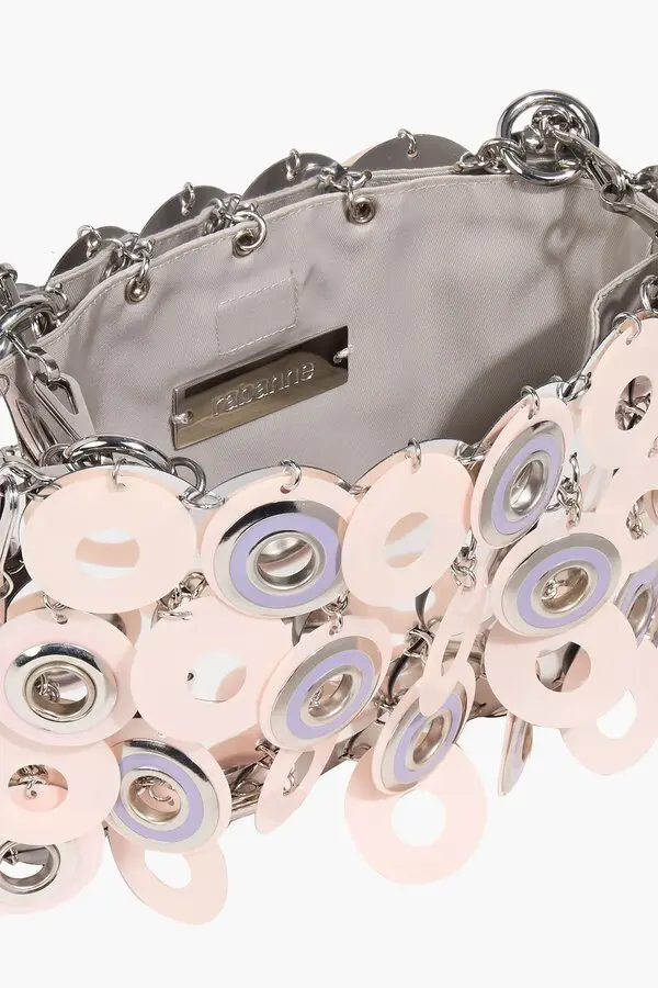 Rabanne Sparkle Discs Chainmail Shoulder Bag