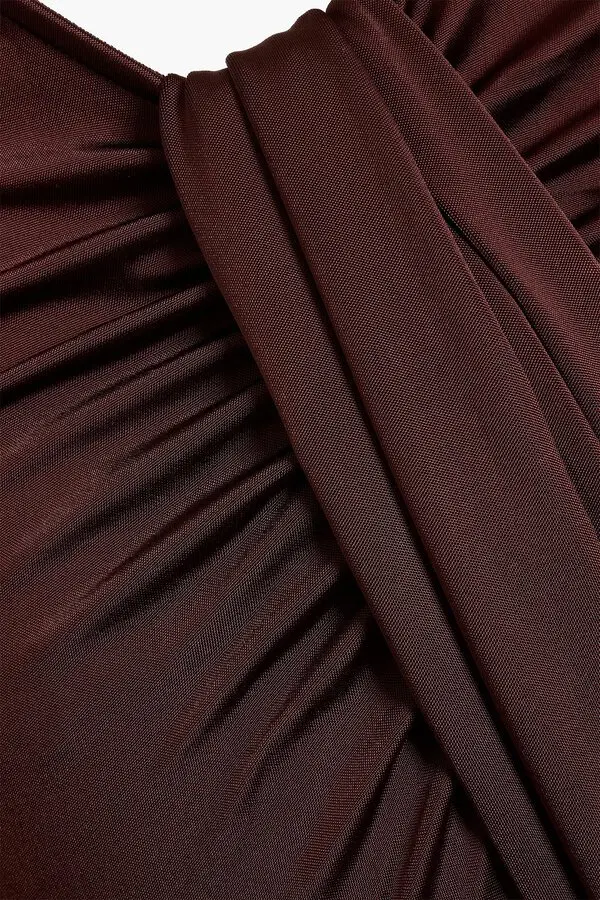 Victoria Beckham Gathered Jersey Gown