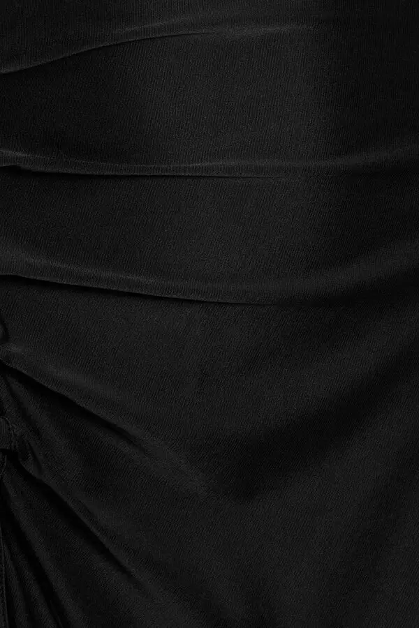 Rabanne Asymmetric Stretchjersey Maxi Dress