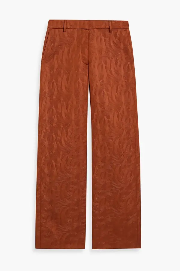 Dries Van Noten Jacquard Wideleg Pants