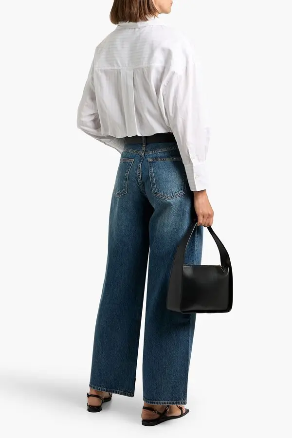 ANINE BING Highrise Wideleg Jeans
