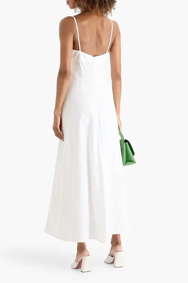 Victoria Beckham Cotton Poplin Maxi Dress