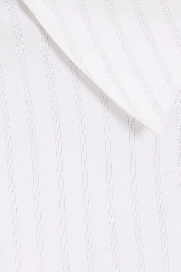 ANINE BING Mika Striped Cottonpoplin Shirt