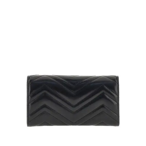 Gucci Leather Gg Marmont Wallet