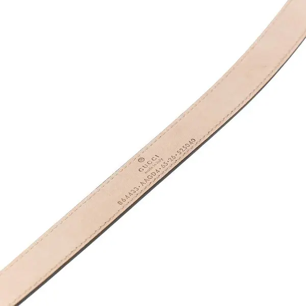 Gucci Double G Buckle Leather Belt