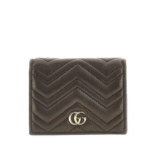 Gucci Gg Marmont' Mini Wallet - Brown