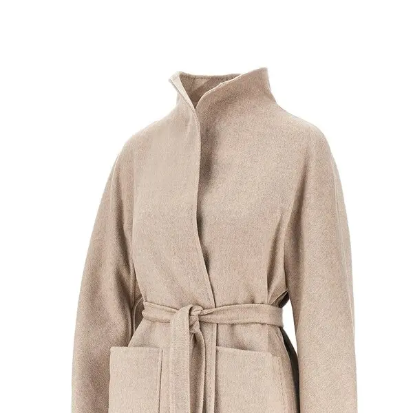 Max Mara Cashmere Drap Midi Coat