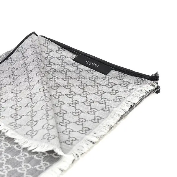 Gucci Jacquard Silk And Wool-blend Scarf