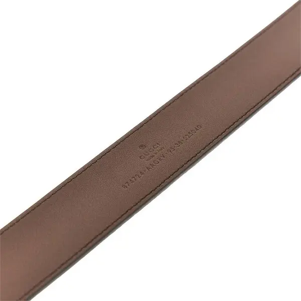 Gucci Leather Belt With Double G Buckle
