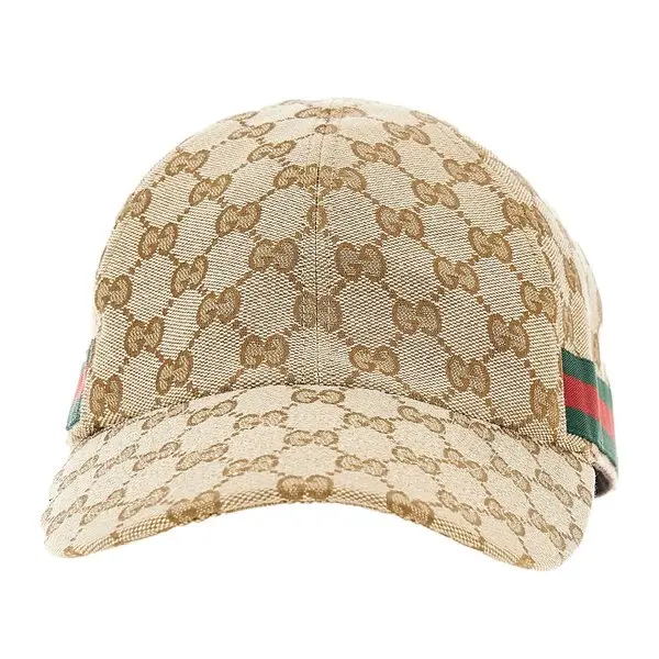 Gucci Gg Monogram Baseball Cap - Beige
