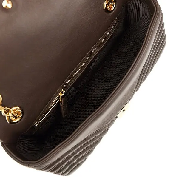 Gucci Gg Marmont' Nappa Leather Shoulder Bag - Brown