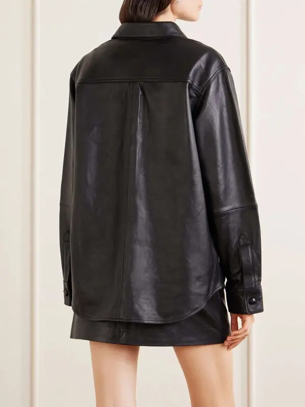 BLAZÉ MILANO Berber Leather Shirt
