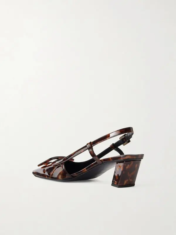 ROGER VIVIER Belle Vivier Slingback Pumps - Tortoiseshell