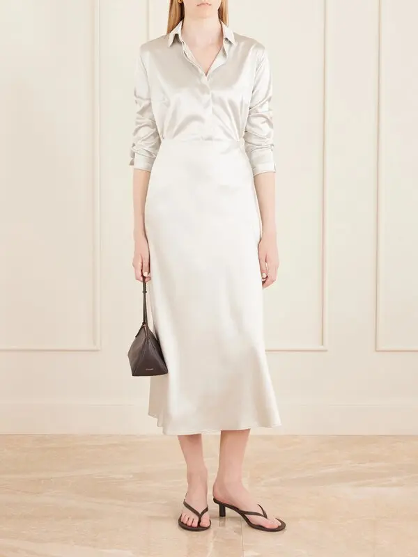 THE PARK Bonnie Silk-blend Shirt
