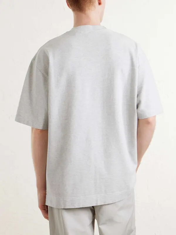 Acne Studios Logo-embroidered Cotton-piqué T-shirt