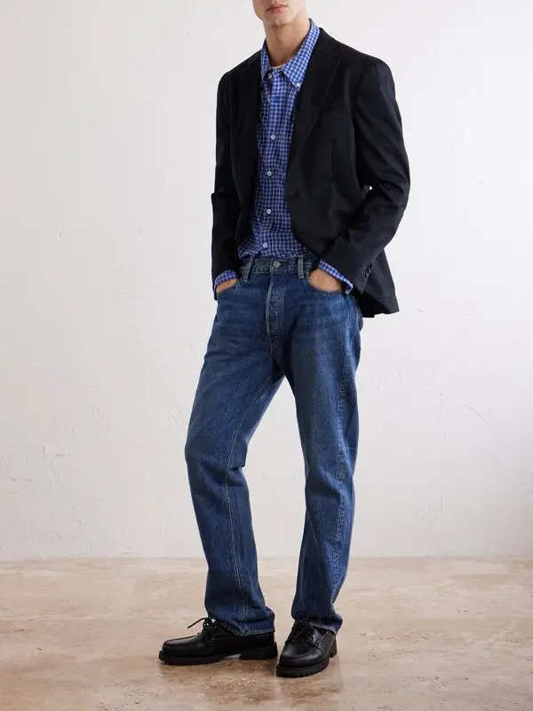 SLOWEAR Stretch-cotton Gabardine Suit Jacket
