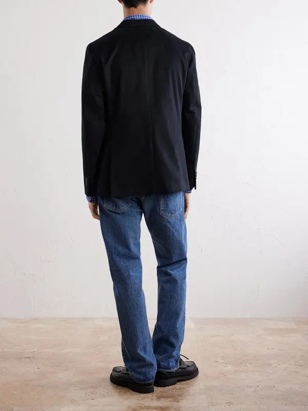 SLOWEAR Stretch-cotton Gabardine Suit Jacket