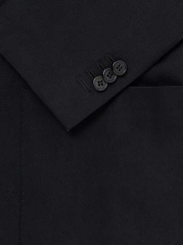 SLOWEAR Stretch-cotton Gabardine Suit Jacket