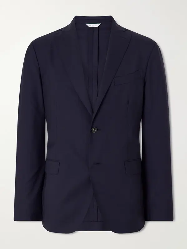 Boglioli Virgin Wool Suit Jacket - Blue