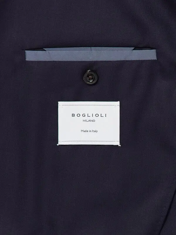 Boglioli Virgin Wool Suit Jacket - Blue