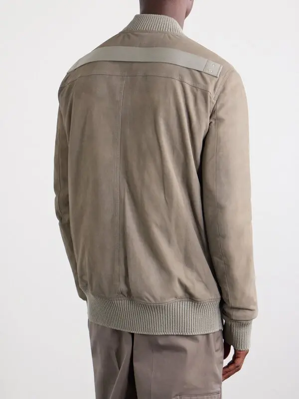 Rick Owens Bauhaus Leather Zip-up Flight Jacket