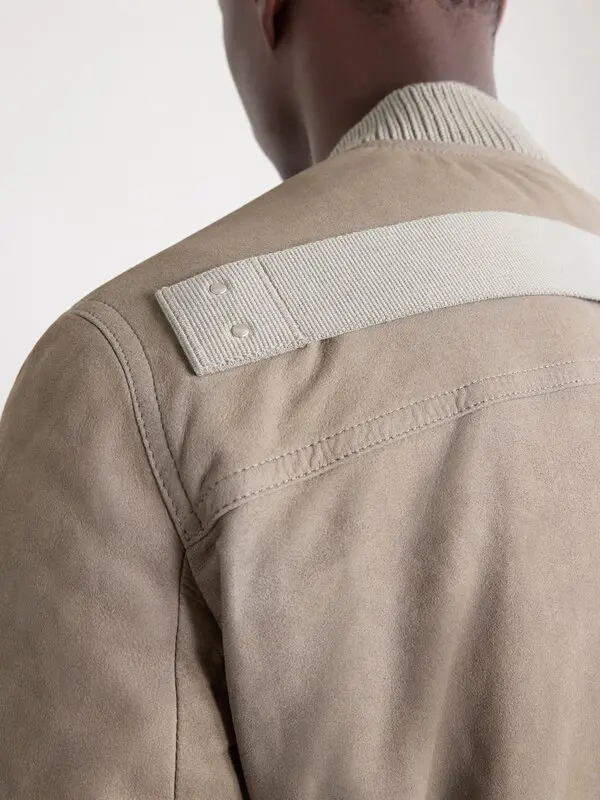 Rick Owens Bauhaus Leather Zip-up Flight Jacket