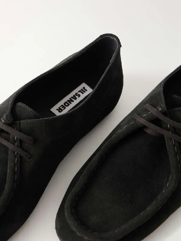 JIL SANDER Suede Derby Shoes