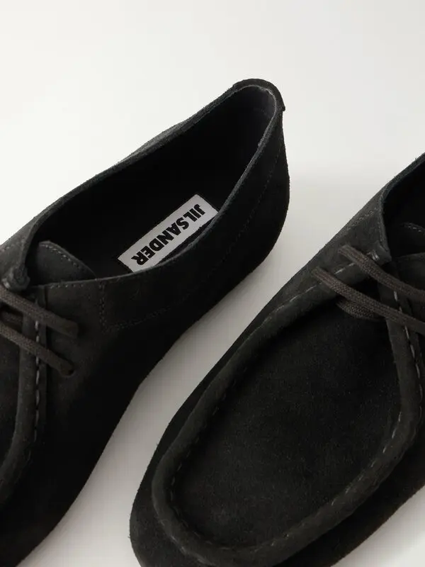 JIL SANDER Suede Derby Shoes