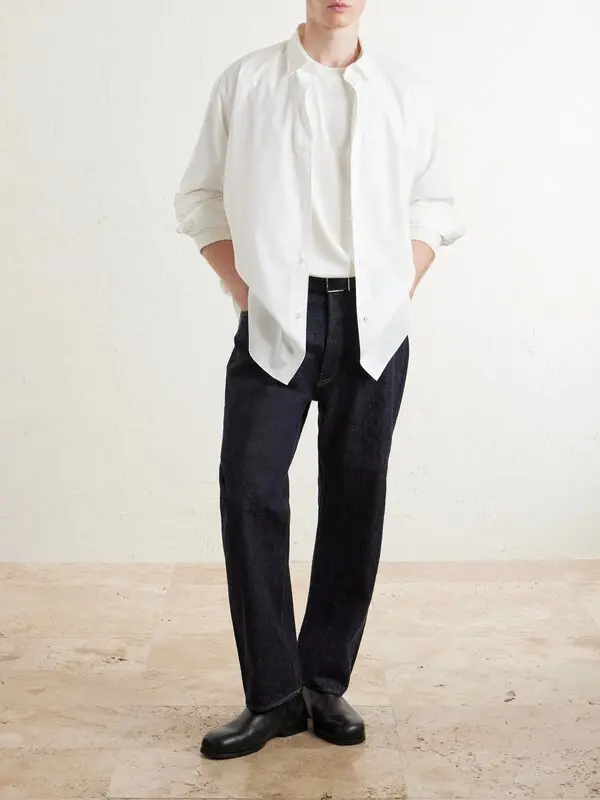 A.PRESSE Cotton-poplin Shirt