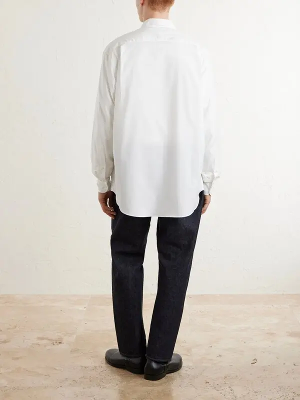 A.PRESSE Cotton-poplin Shirt
