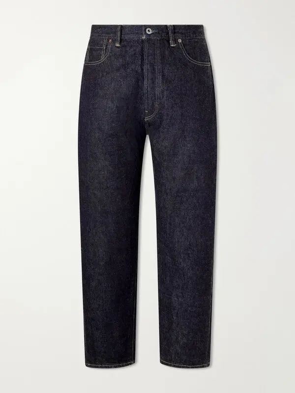 A.PRESSE Tapered Jeans - Blue