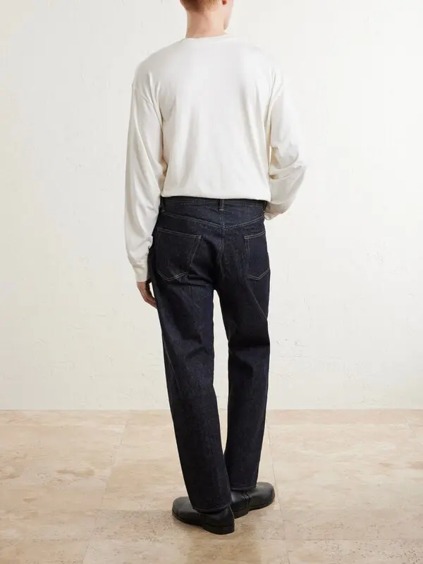 A.PRESSE Tapered Indigo Denim Jeans