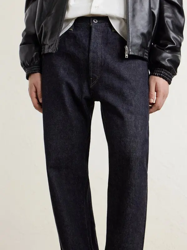 A.PRESSE Tapered Indigo Denim Jeans